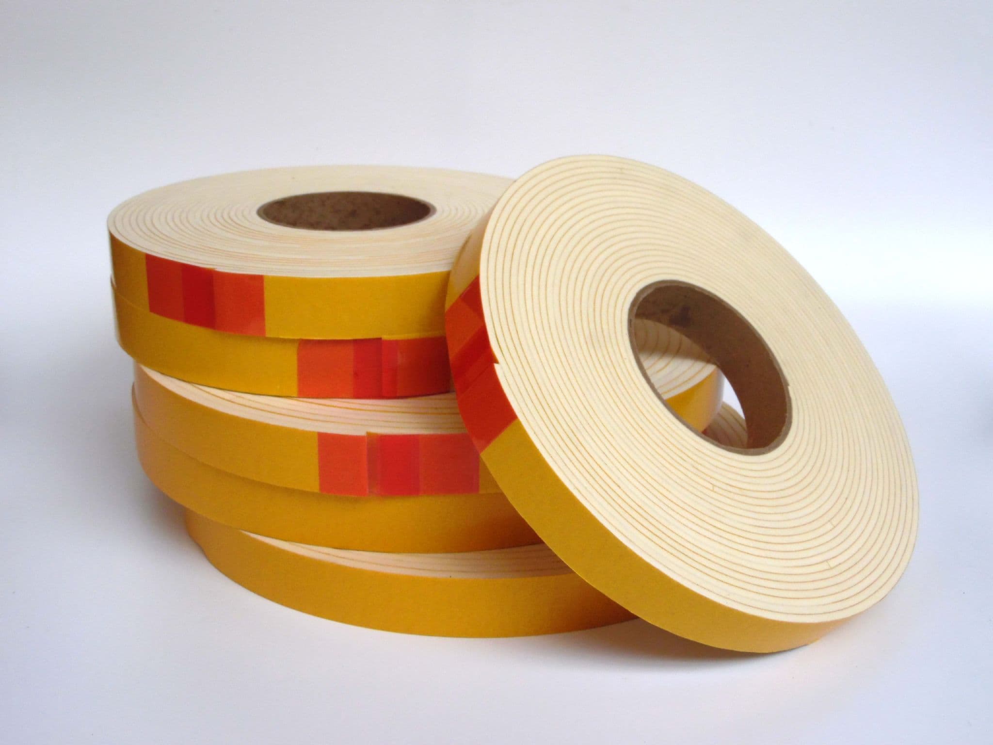 5mm thick x 200mm wide White Adhesive EPDM Sponge Strip