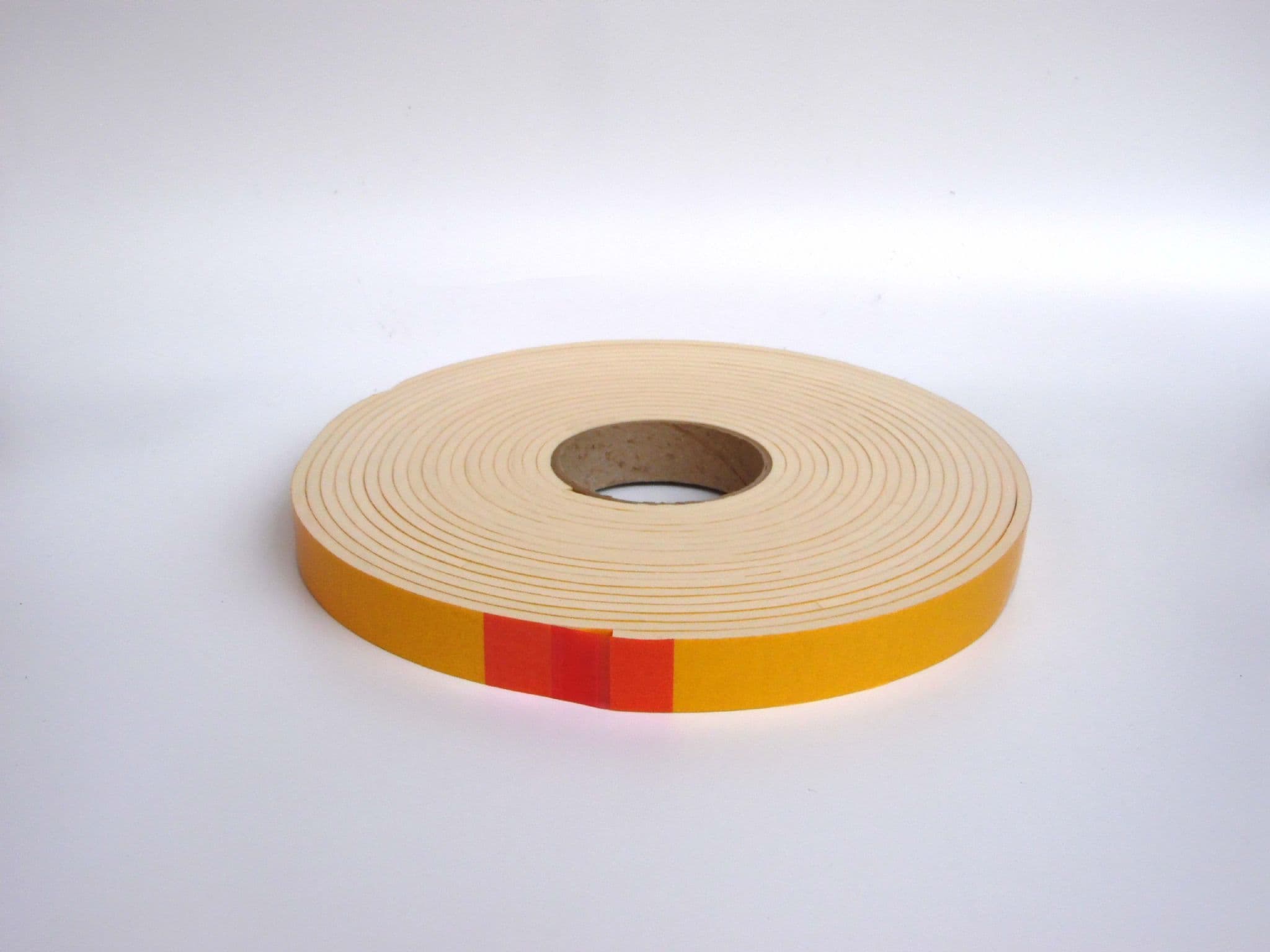 6mm thick x 50mm wide White Adhesive EPDM Sponge Strip