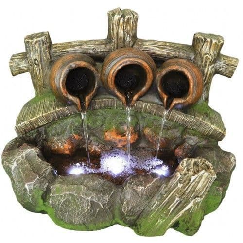Pouring Pots on Bricks Water Feature