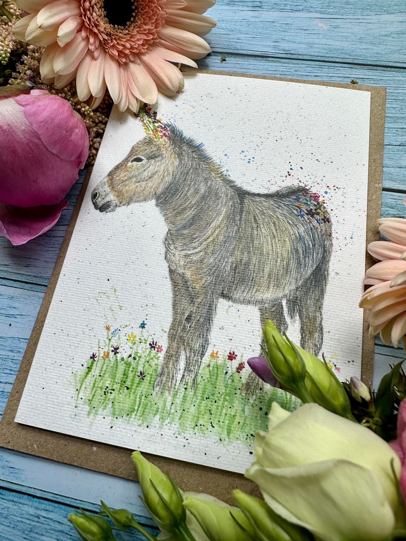 DAISY THE DONKEY ECO-CARD