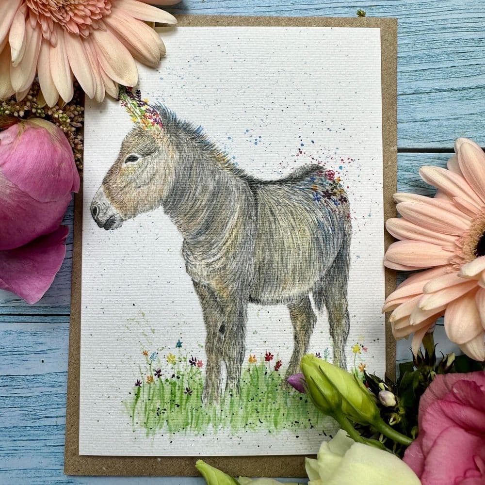 DAISY THE DONKEY ECO-CARD