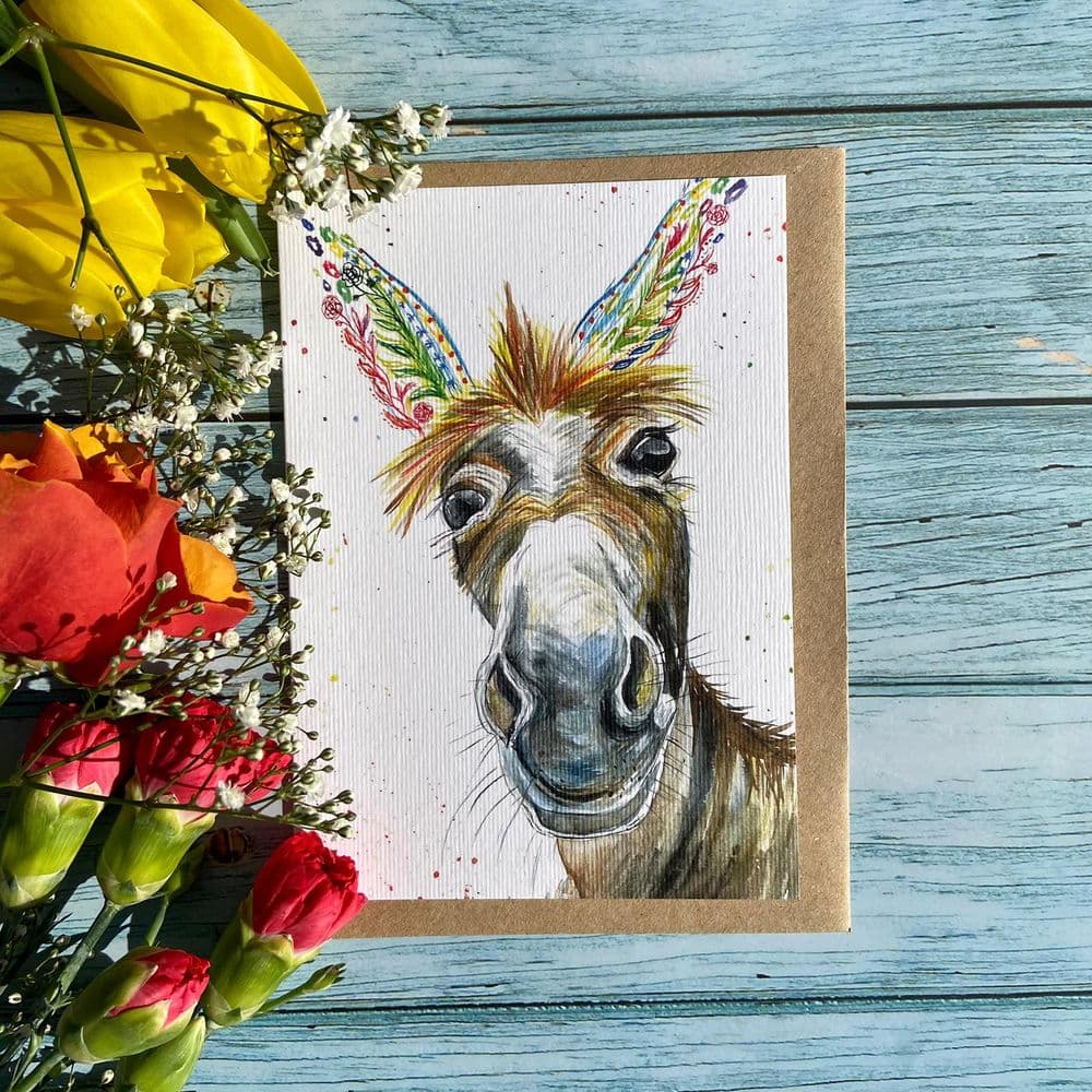 DYLAN THE DONKEY ECO CARD