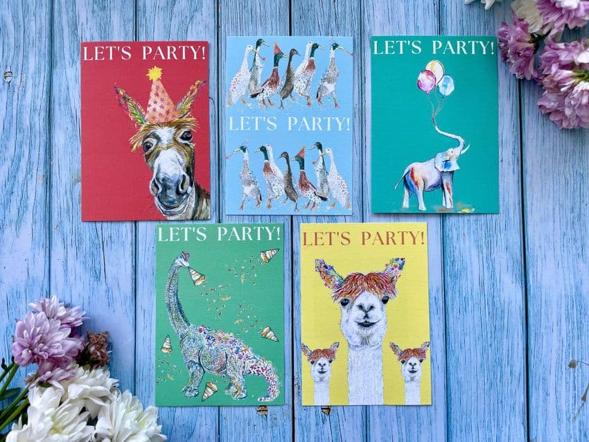 DYLAN THE DONKEY PARTY INVITATIONS - PACK OF 10