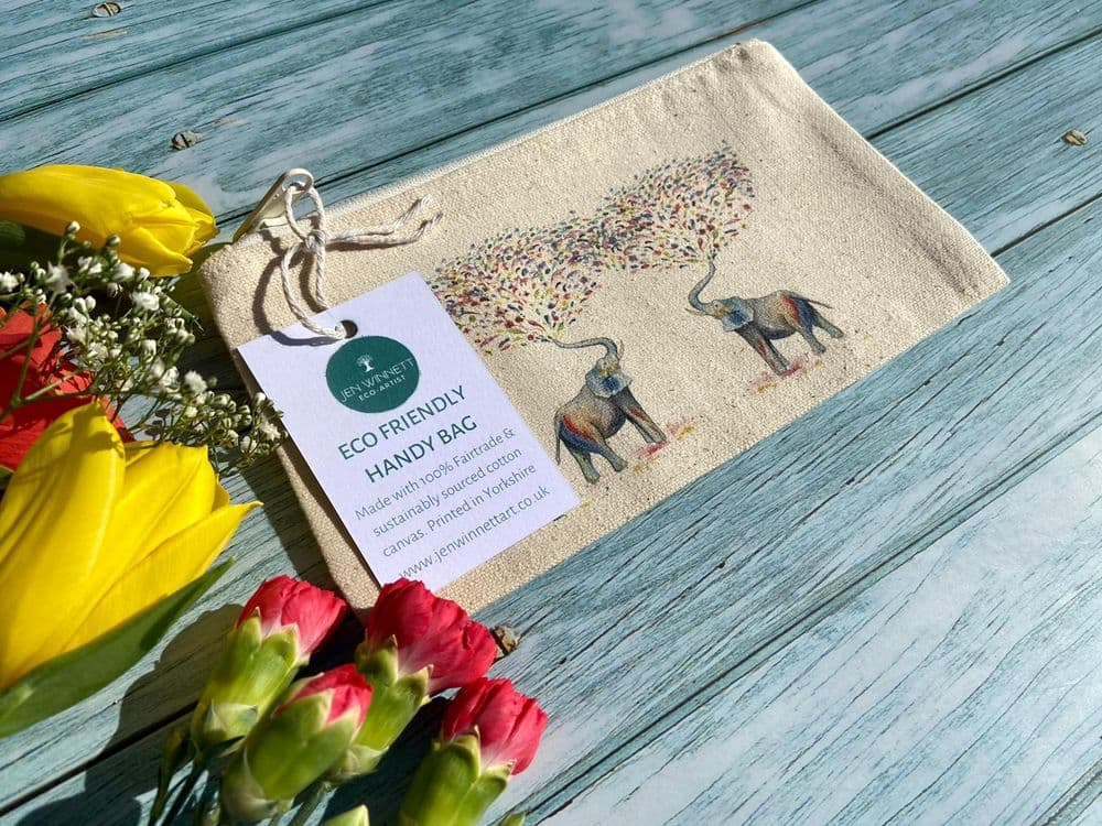 ELI THE ELEPHANT HANDY BAG