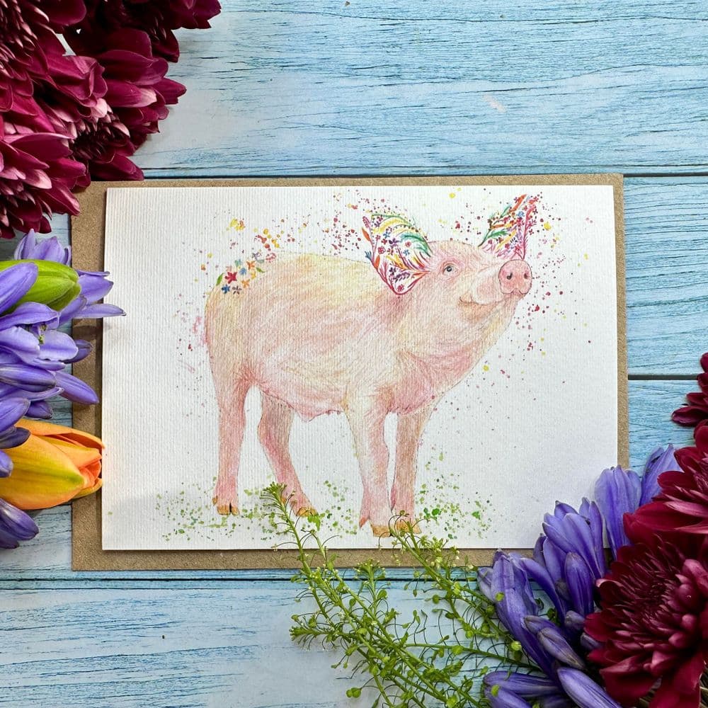 PABLO THE PIG ECO CARD