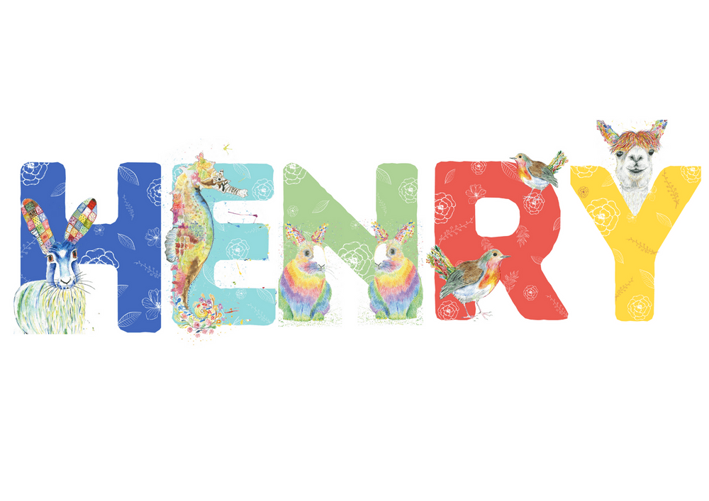 Personalised Full Name Print