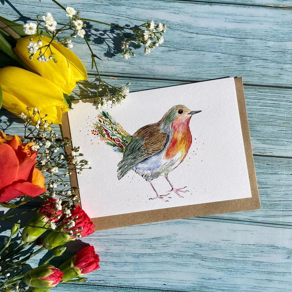 ROBBIE THE ROBIN ECO-CARD