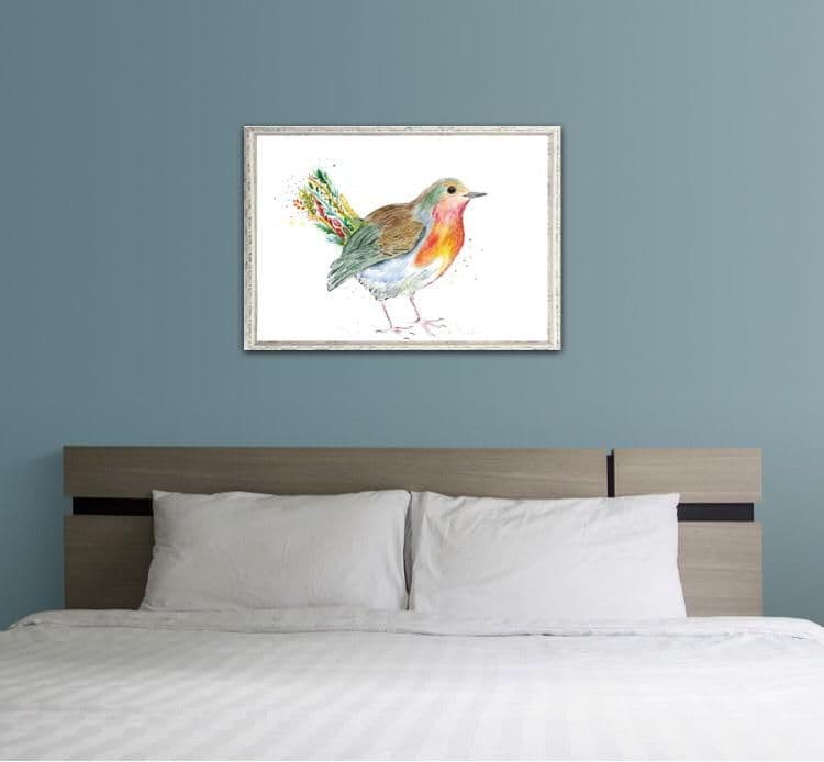 ROBBIE THE ROBIN - SIGNED PRINT