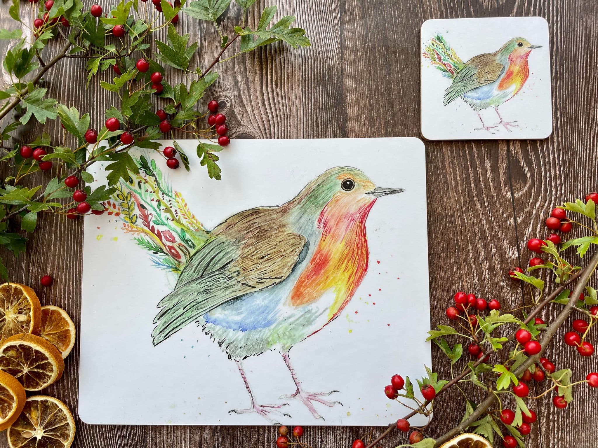 ROBIN LUXURY CORK PLACEMAT