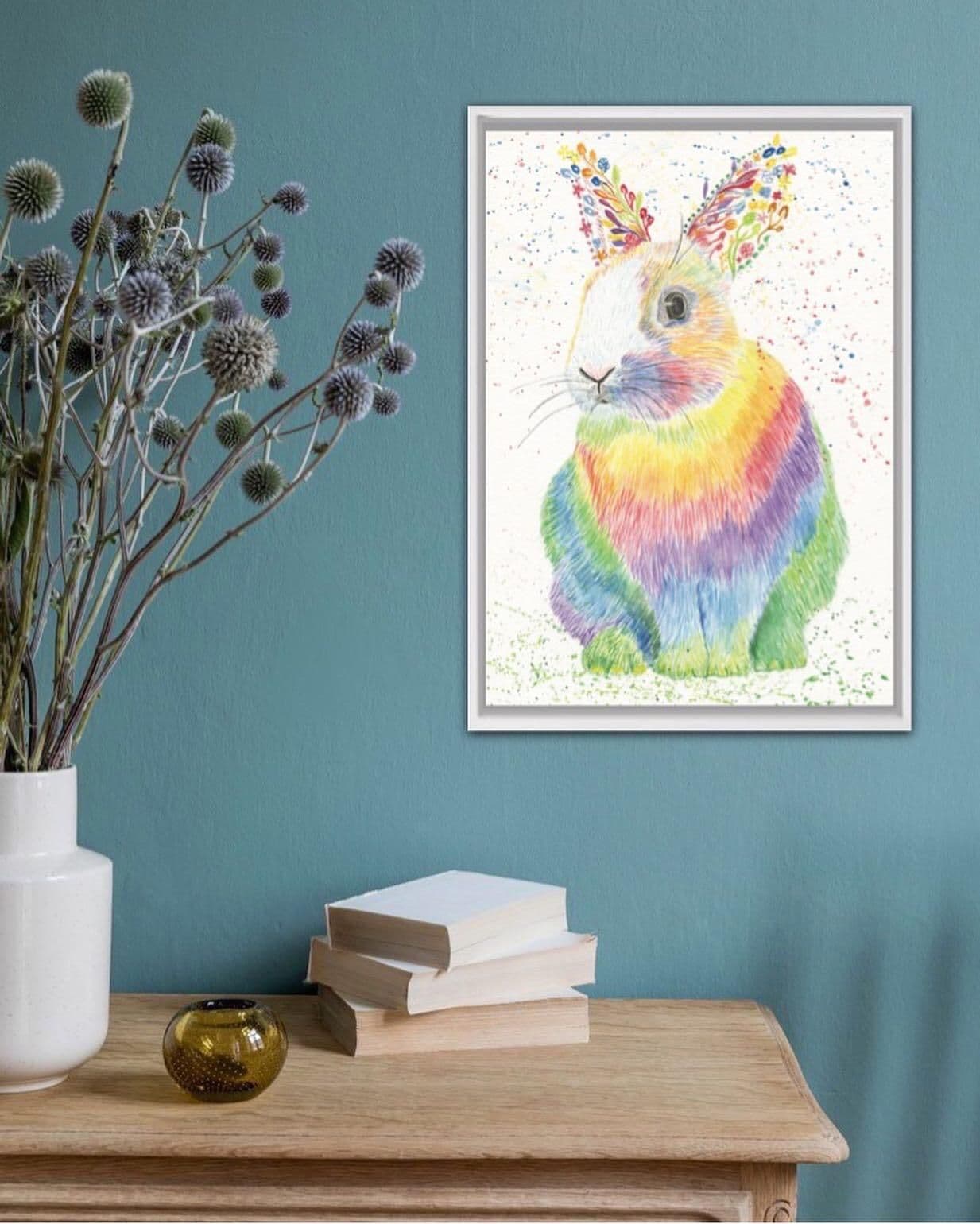 ROSETTA THE RABBIT - SIGNED PRINT