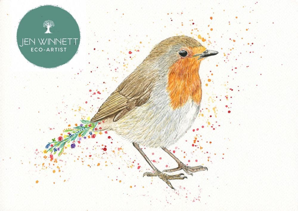 RUPERT THE ROBIN - SIGNED PRINT