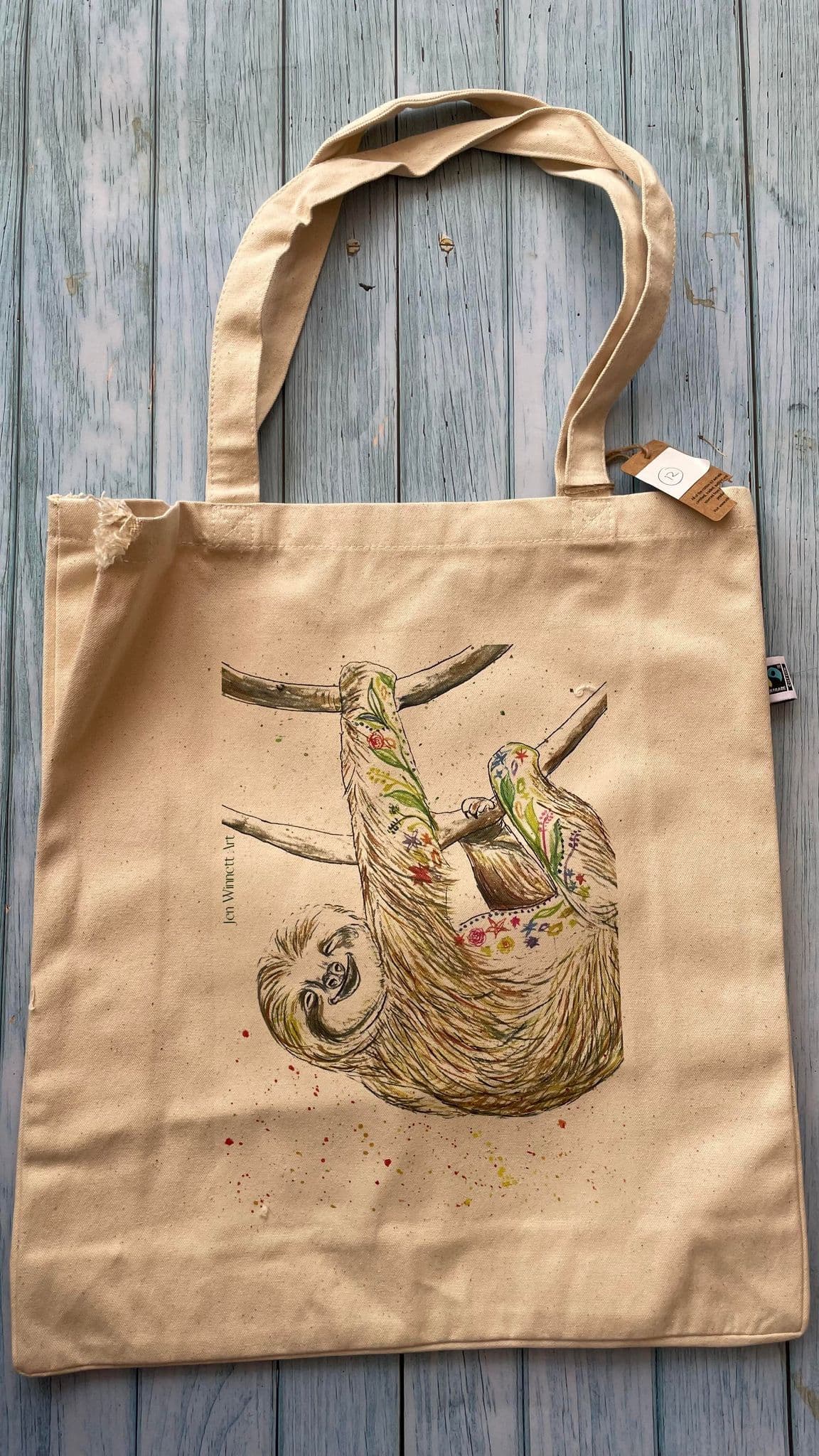 SOPHIE THE SLOTH ECO BAG - 12