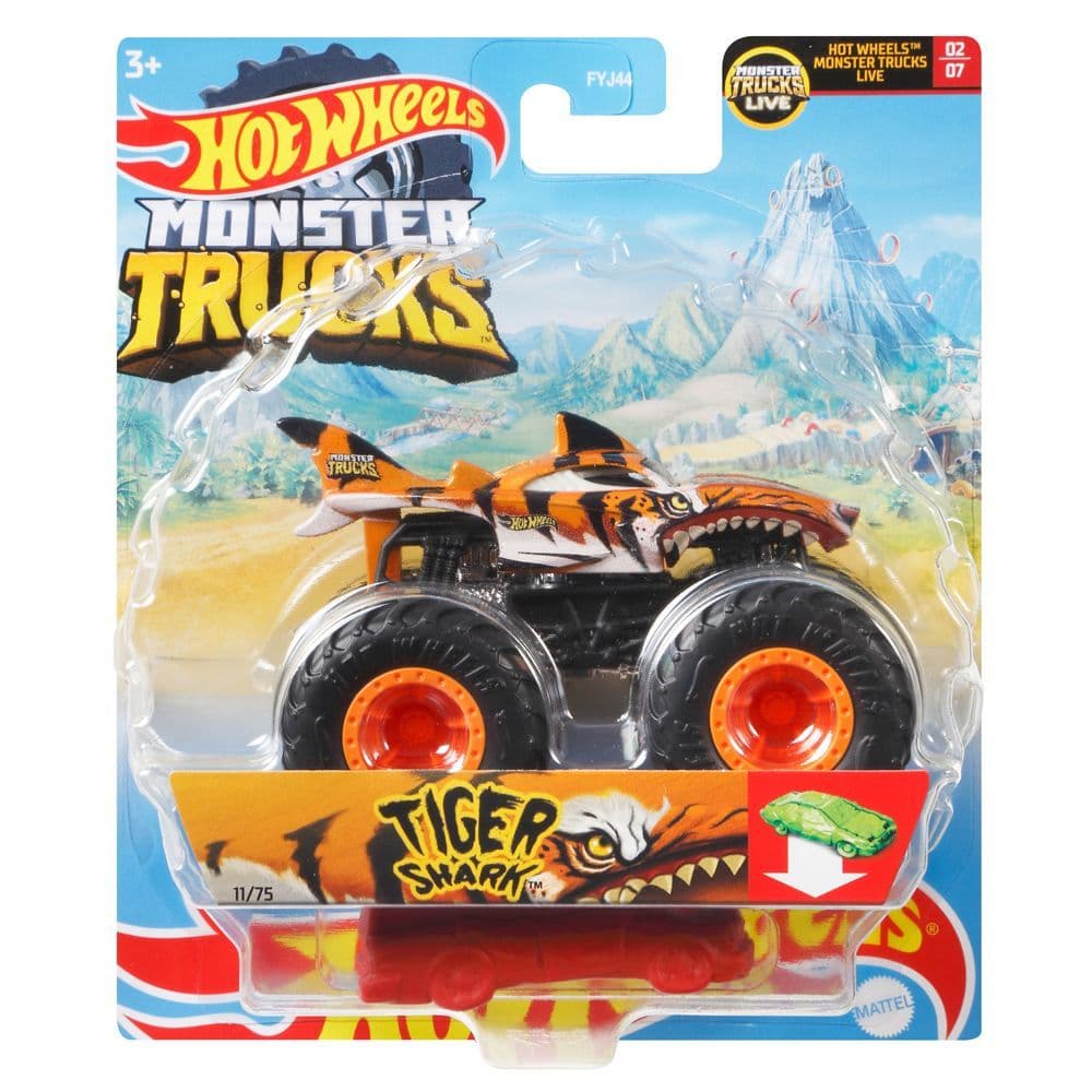 Hot Wheels Monster Truck 1:64 Collection - Tiger Shark