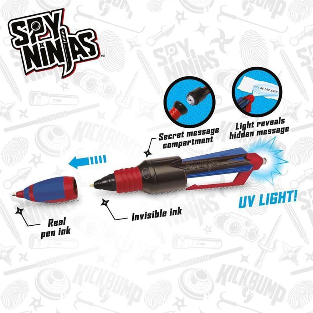 Spy Ninjas Secret Message Gear with Invisible Ink Pen and Decoder Wheel ...