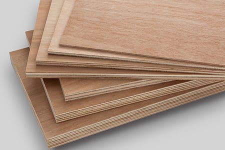 18 x 2440 x 1220mm Chinese Red Faced B/BB Hardwood Plywood