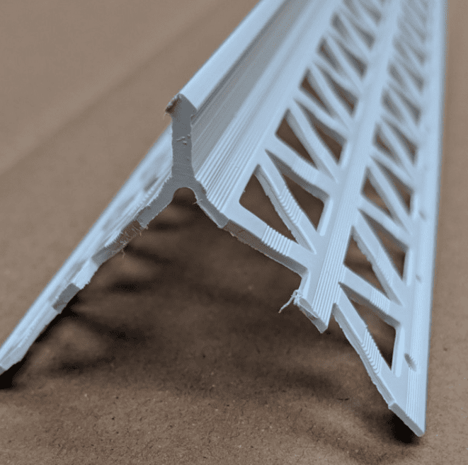 Box x25 WEMICO PVC Corner Render Bead 8mm x 2 5m White