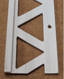 Box x25 WEMICO PVC Plaster & Render Stop Bead 4mm x 2 5m White