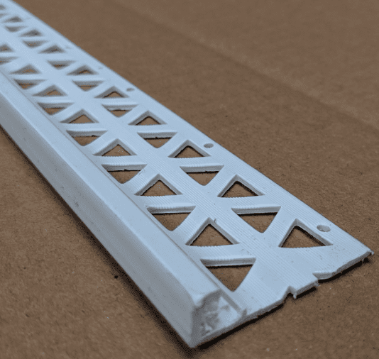 Box x25 WEMICO PVC Render Stop Bead 10mm x 2 5m White