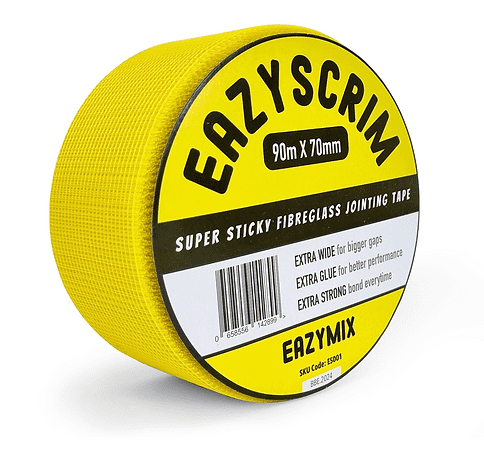 Eazyscrim 90m x 70mm Super Sticky Fibreglass Jointing Scrim Tape