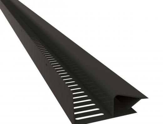 Manthorpe G800 Black Continuous Soffit Vent Pack x10