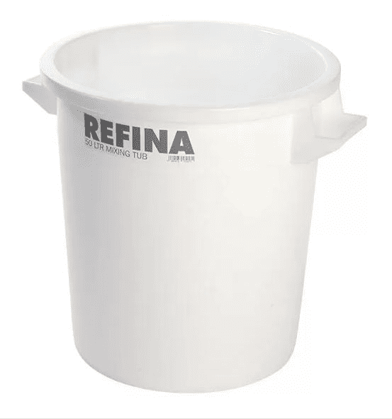 Refina White X-1 Mixing Tub 50 litre
