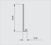 Renderplas RS6 6mm PVC Render Stop Bead 2 5m White