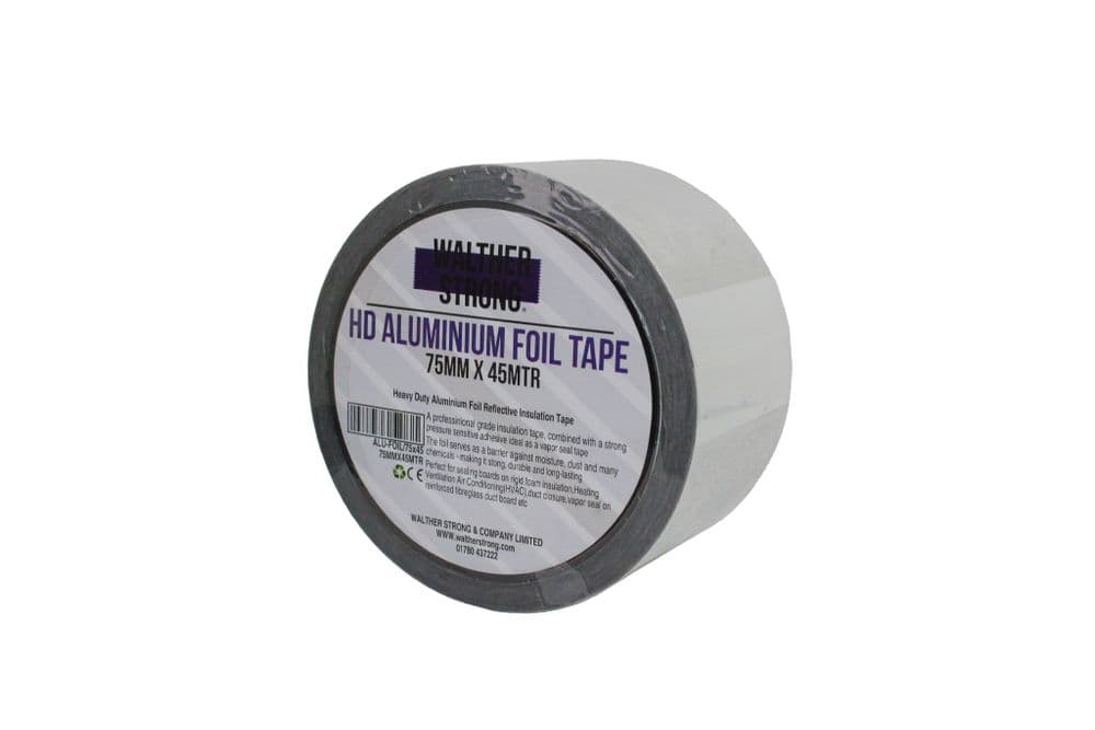 Walther Strong 100mm x 45m HD Aluminium Foil Insulation Tape