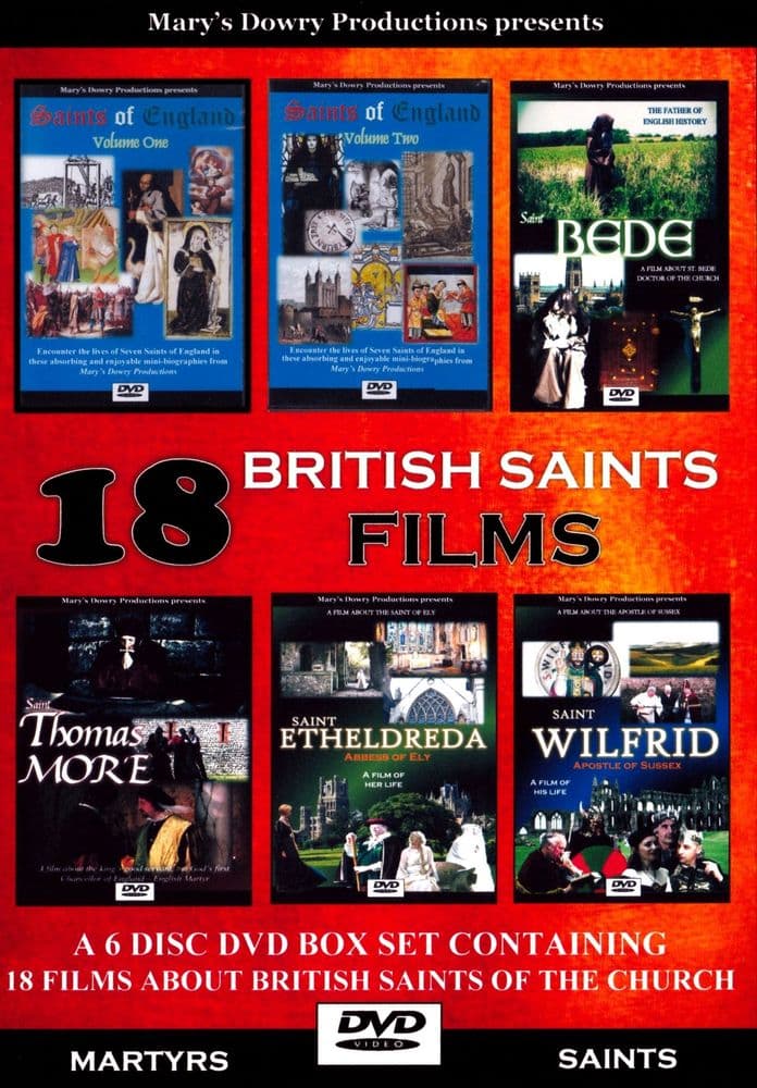 18 British Saints Films Box Set - Lives of the Saints 6 DVDs