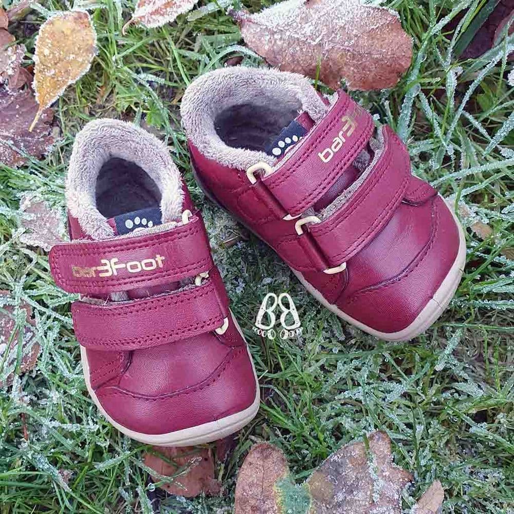 3f Bar3foot Elf Step Tex Winter - Burgundy