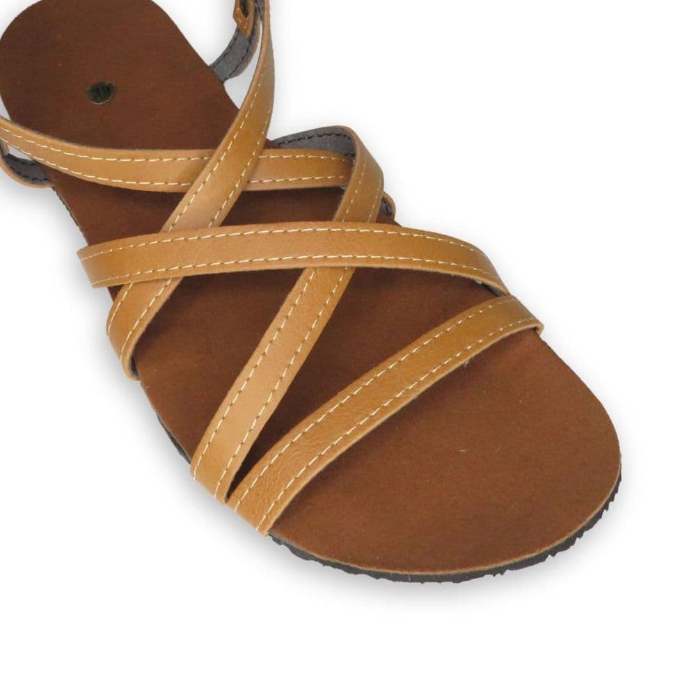 BioWorld Delfos Vegan Barefoot Sandals - Camel
