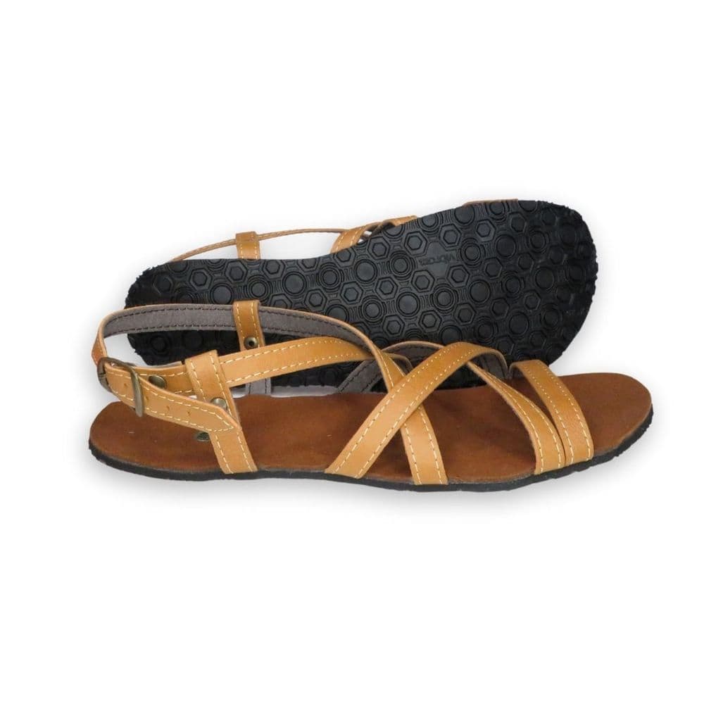 BioWorld Delfos Vegan Barefoot Sandals - Camel