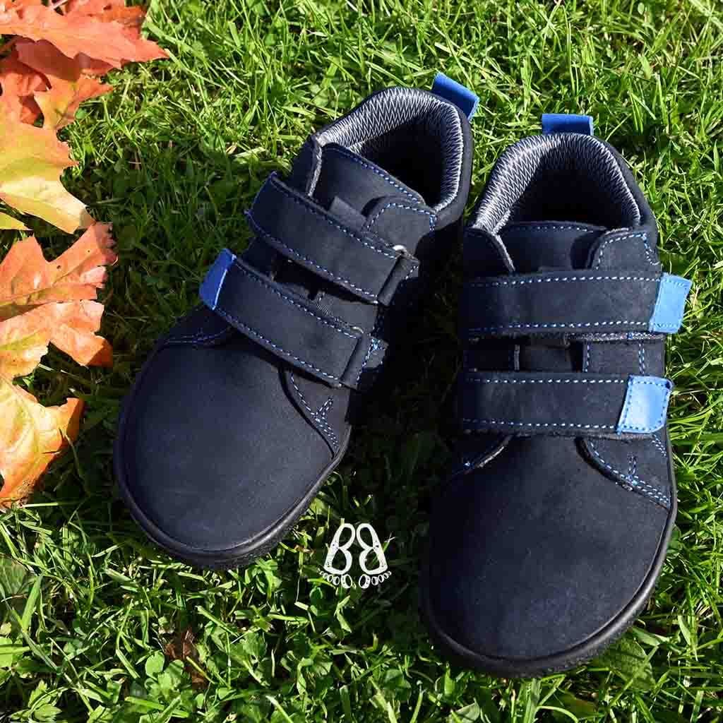 Ef Barefoot Leon Ankle Shoes with TEX Membrane - Navy Blue