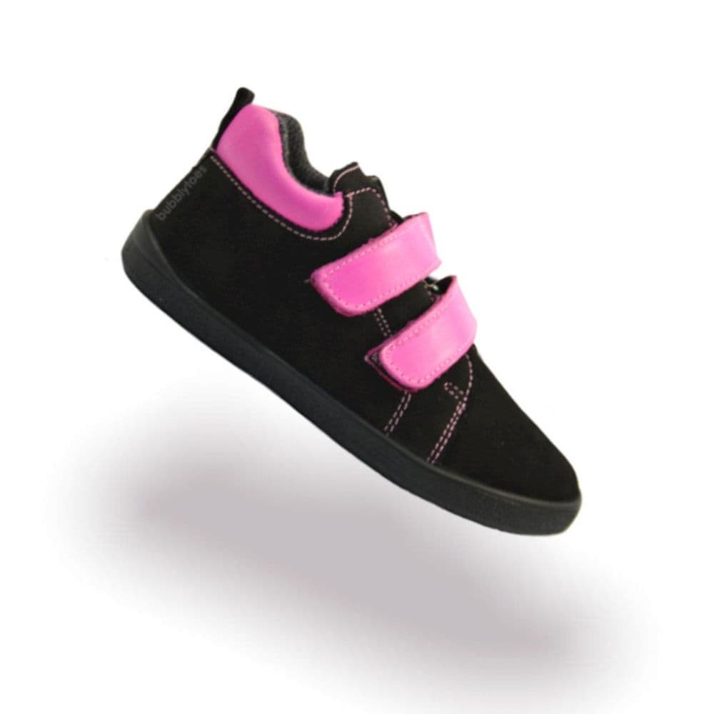 Ef Barefoot Rosa Ankle Shoes with TEX Membrane - Black Pink