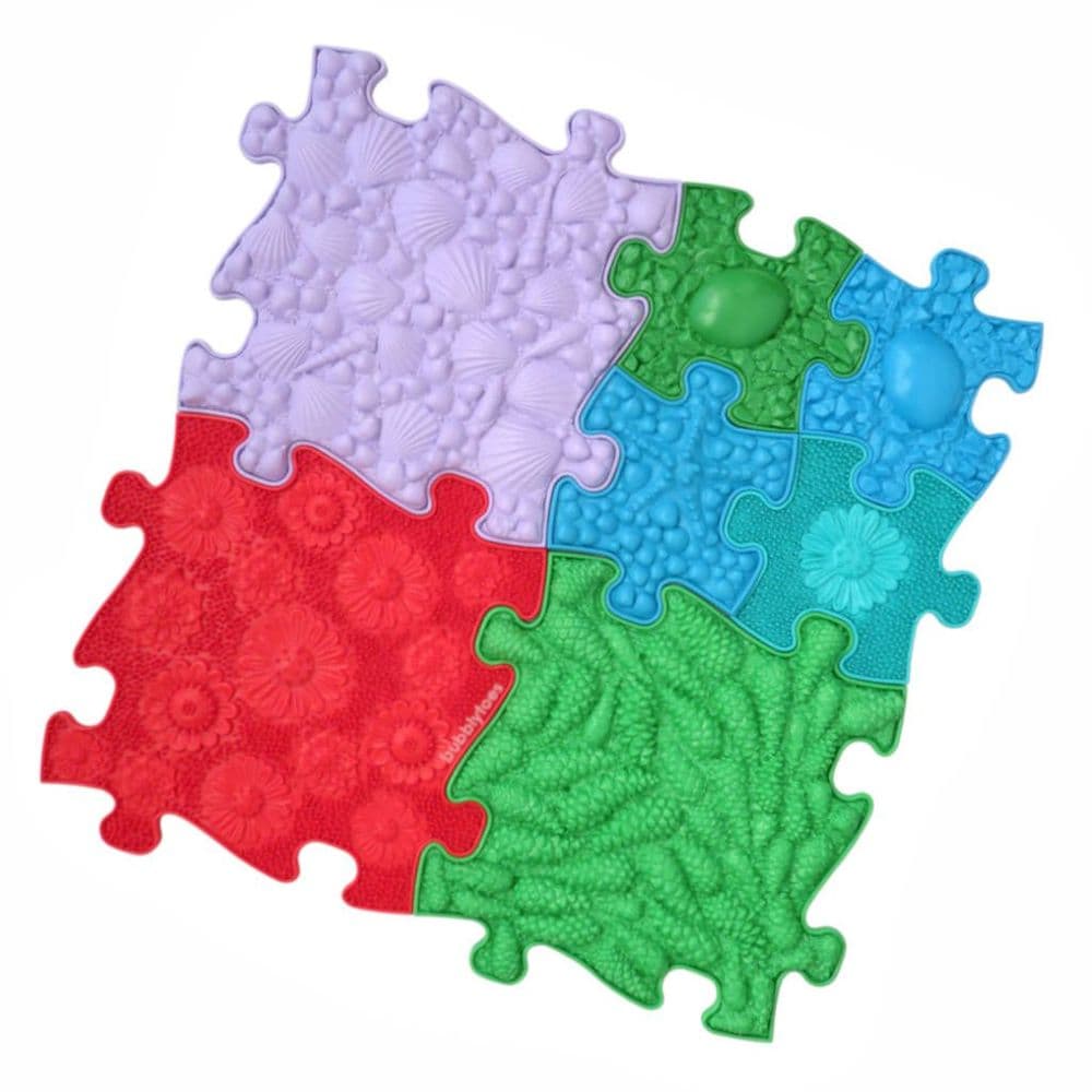 Firm Add-On 4 Rainbow Muffik Textured Walking Tiles Set