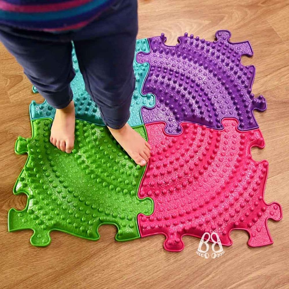 Firm Twister 4 Aurora Muffik Textured Walking Mats Set