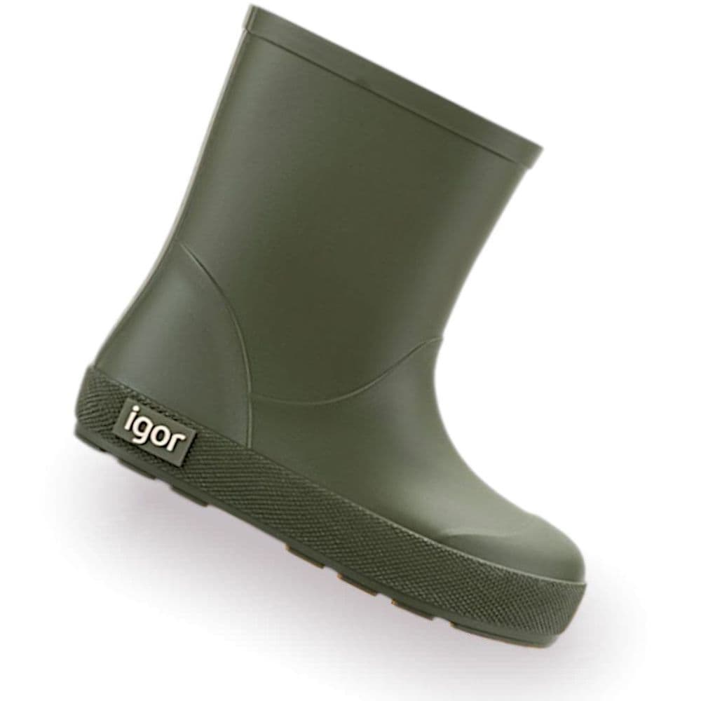 Igor Yogi Flexible Wellies Khaki Green