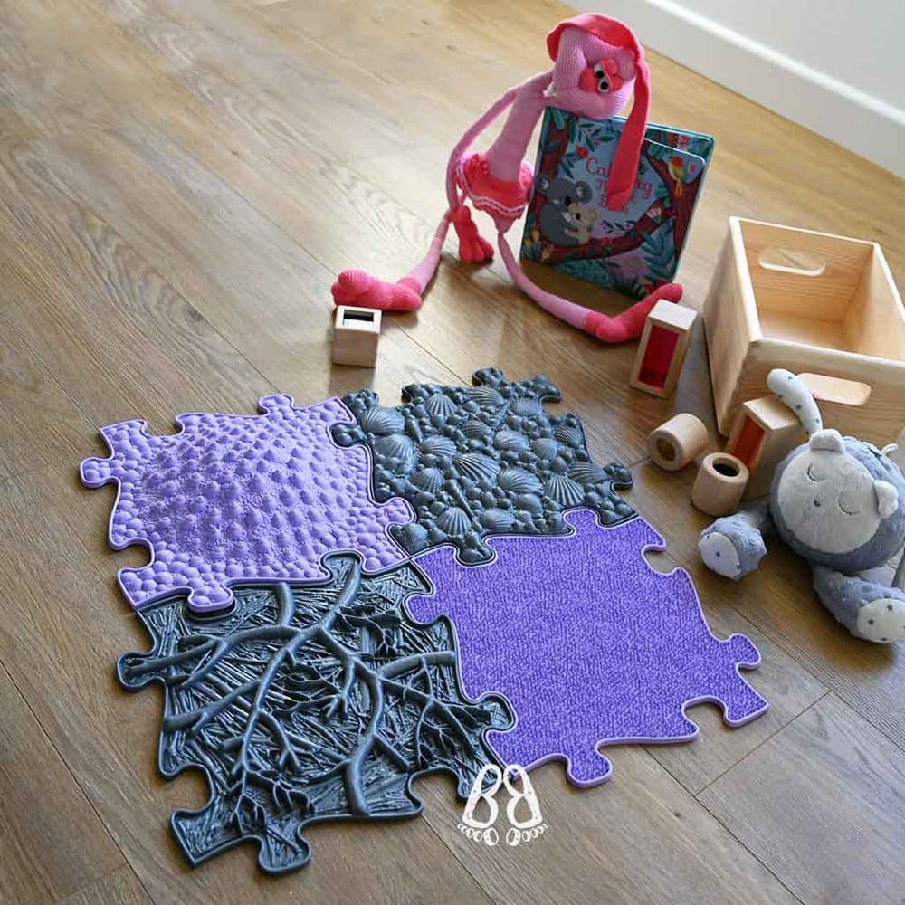 Soft 4 Lilac Valley Muffik Tactile Walking Mat Set