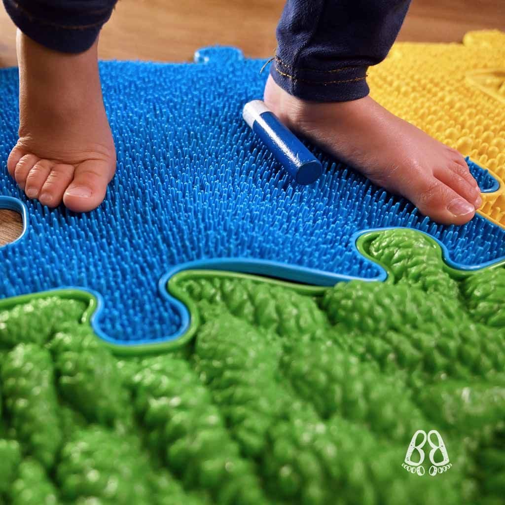 Soft & Firm 4 Rainbow Muffik Textured Walking Tiles Set