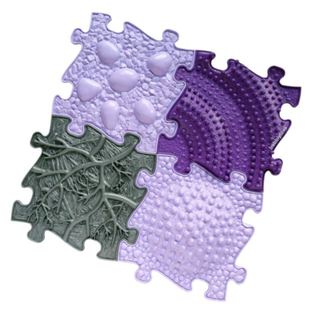 Soft & Firm Balance 4 Lilac valley Muffik Tactile Walking Path Mats Set