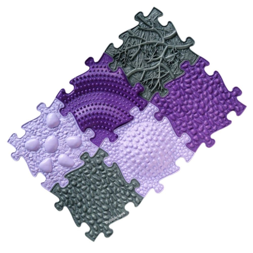 Soft & Firm Balance 6 Lilac valley Muffik Tactile Walking Path Mats Set
