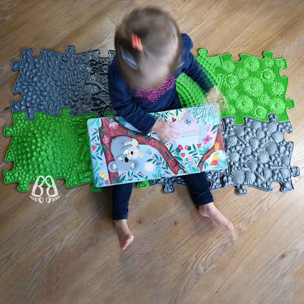 Soft & Firm Balance 8 Misty Grassland Muffik Sensory Play Mat Set