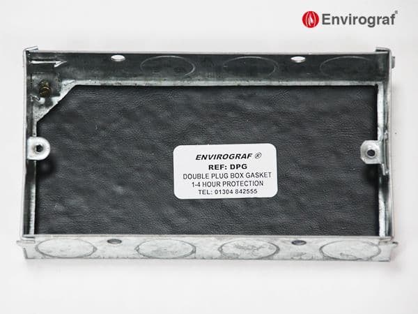DPG Fireproof Gasket For Double Metal Socket Boxes