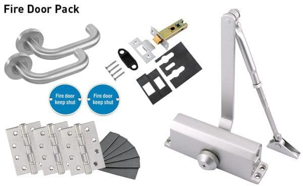 Frisco Latching FD30/60 Fire Door Contract Hardware Pack