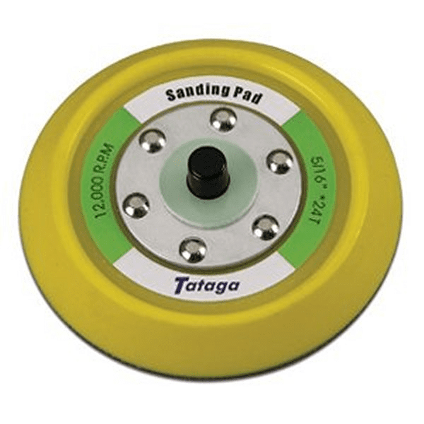 Backing Plate Rubber 100mm/4in 5/16in Threaded Fitti