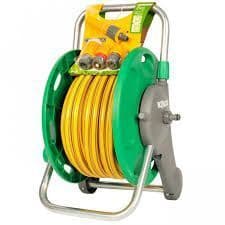 Hose Reel Wheeled with 50m H/D Hose Fittings