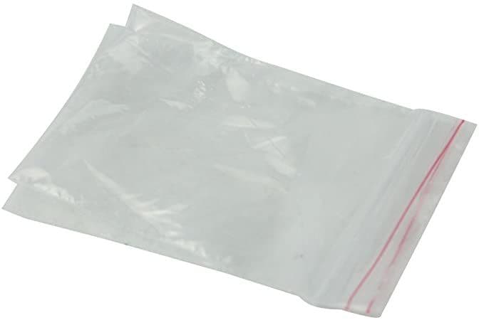 Key & Document Bag Clear - Resealable/Disposable A5