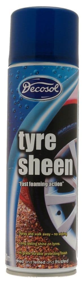 Tyre Sheen Aerosol - Foam Action Decosol
