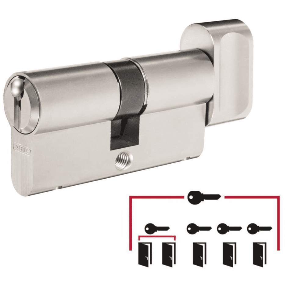 HMO Master-keyed Thumbturn Euro Cylinder