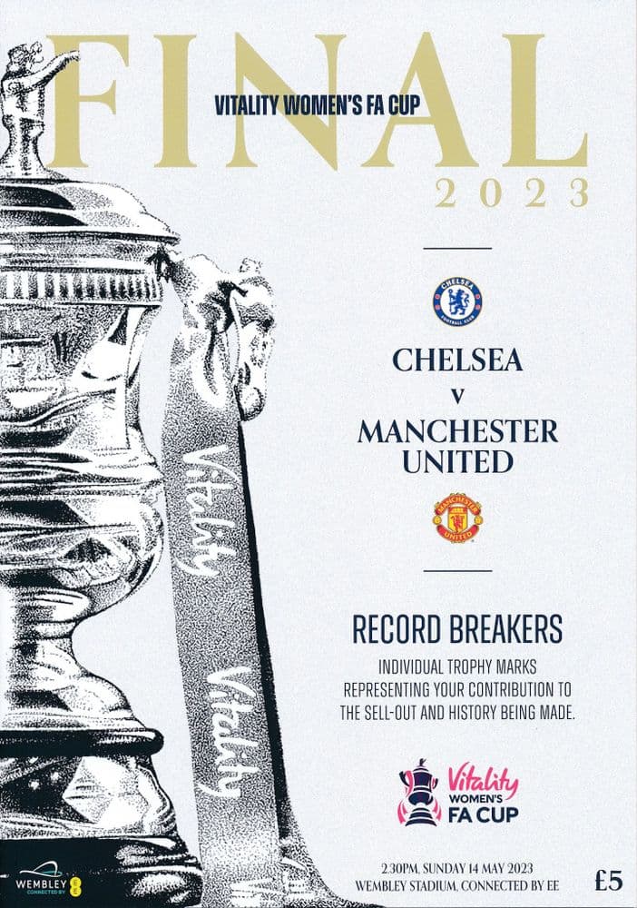 2023 Women s FA Cup Final Chelsea v Manchester United - official match ...
