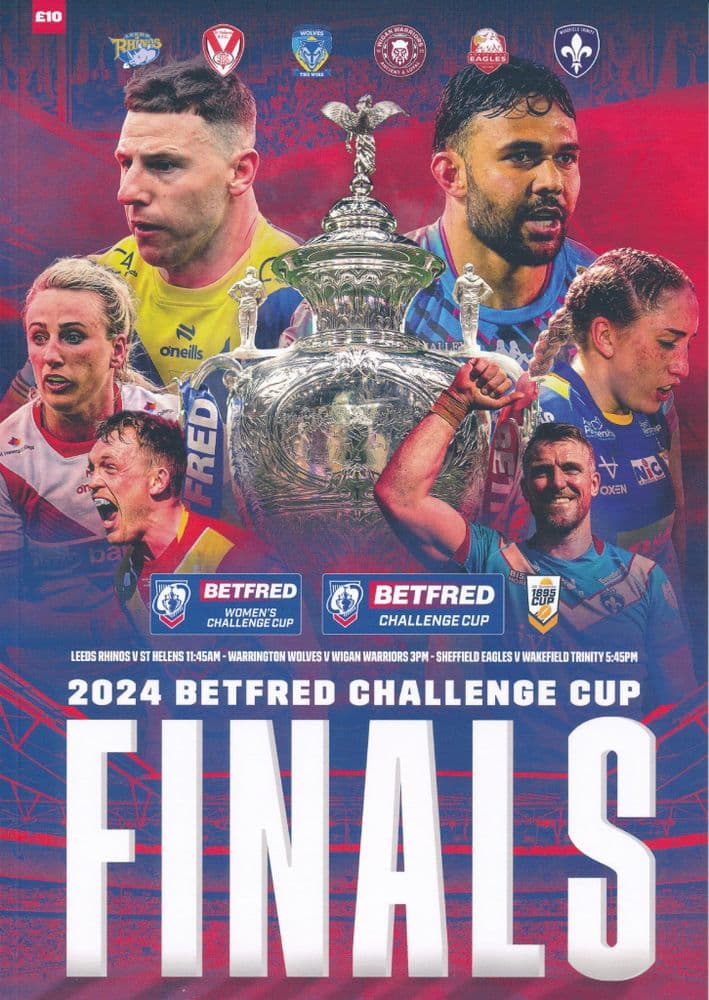 2024 RUGBY LEAGUE CHALLENGE CUP FINAL PROGRAMME Warrington Wolves v ...
